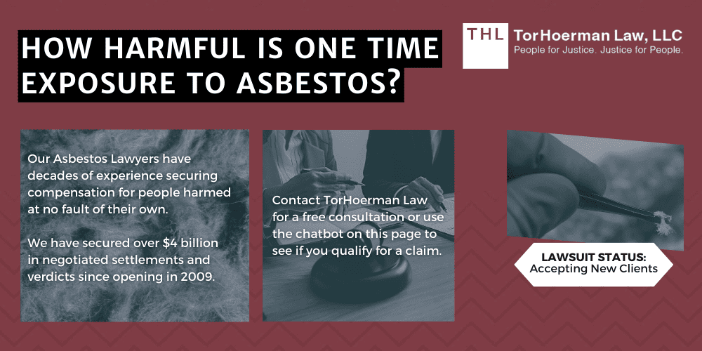 Asbestos FAQ: How Harmful Is One Time Exposure To Asbestos?