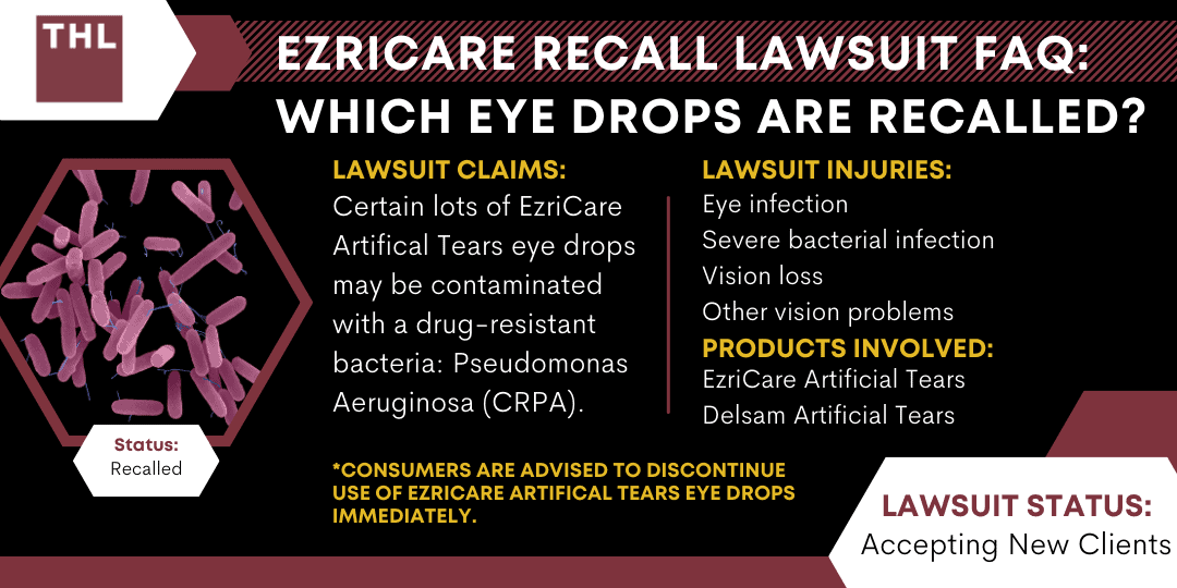 EzriCare Recall Lawsuit FAQ: Which Eye Drops Are Recalled? | TorHoerman Law